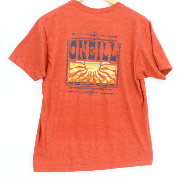 O'Neill | Shirts | Oneill Tshirt Mens Red Faded Short Sleeve Big ...